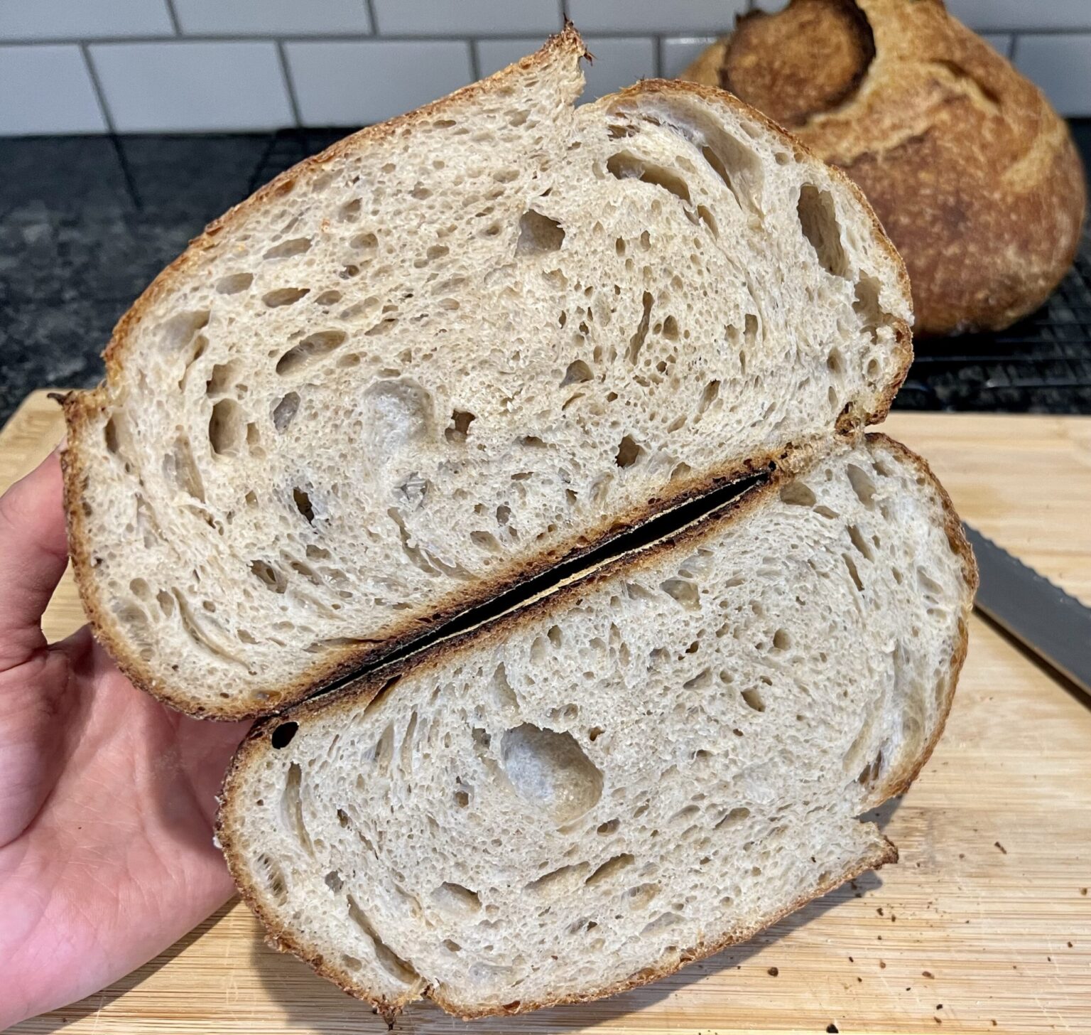 How to Obtain a Well-Structured Sourdough Crumb - Healing Slice