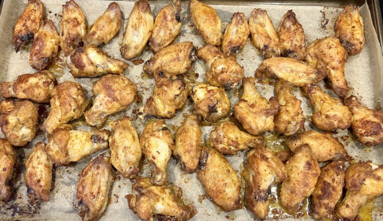 Crispy Turmeric Chicken Wings - Healing Slice