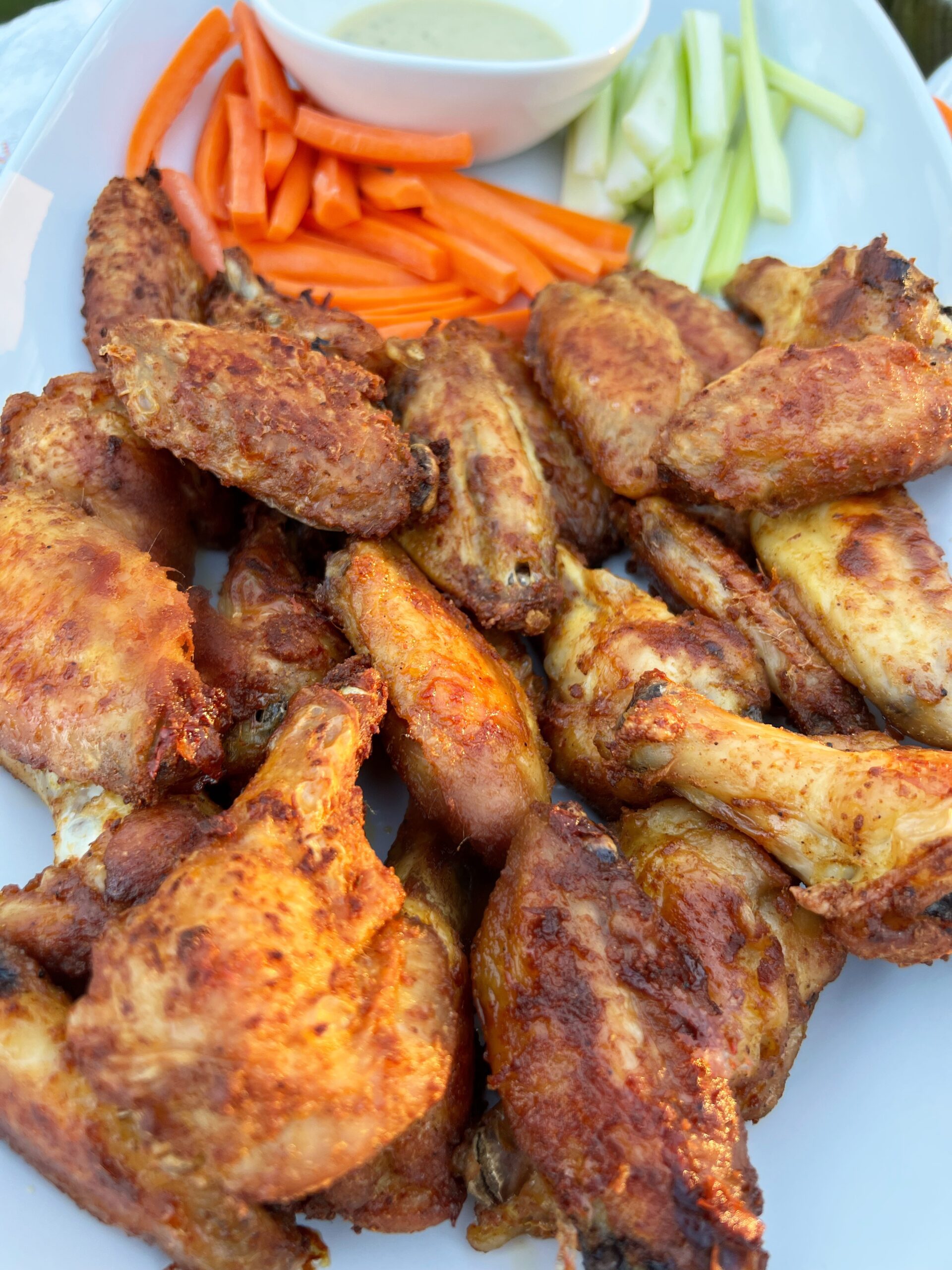 Crispy Turmeric Chicken Wings - Healing Slice