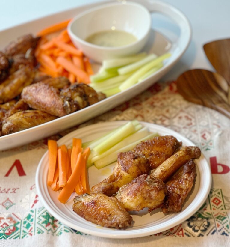 Crispy Turmeric Chicken Wings - Healing Slice