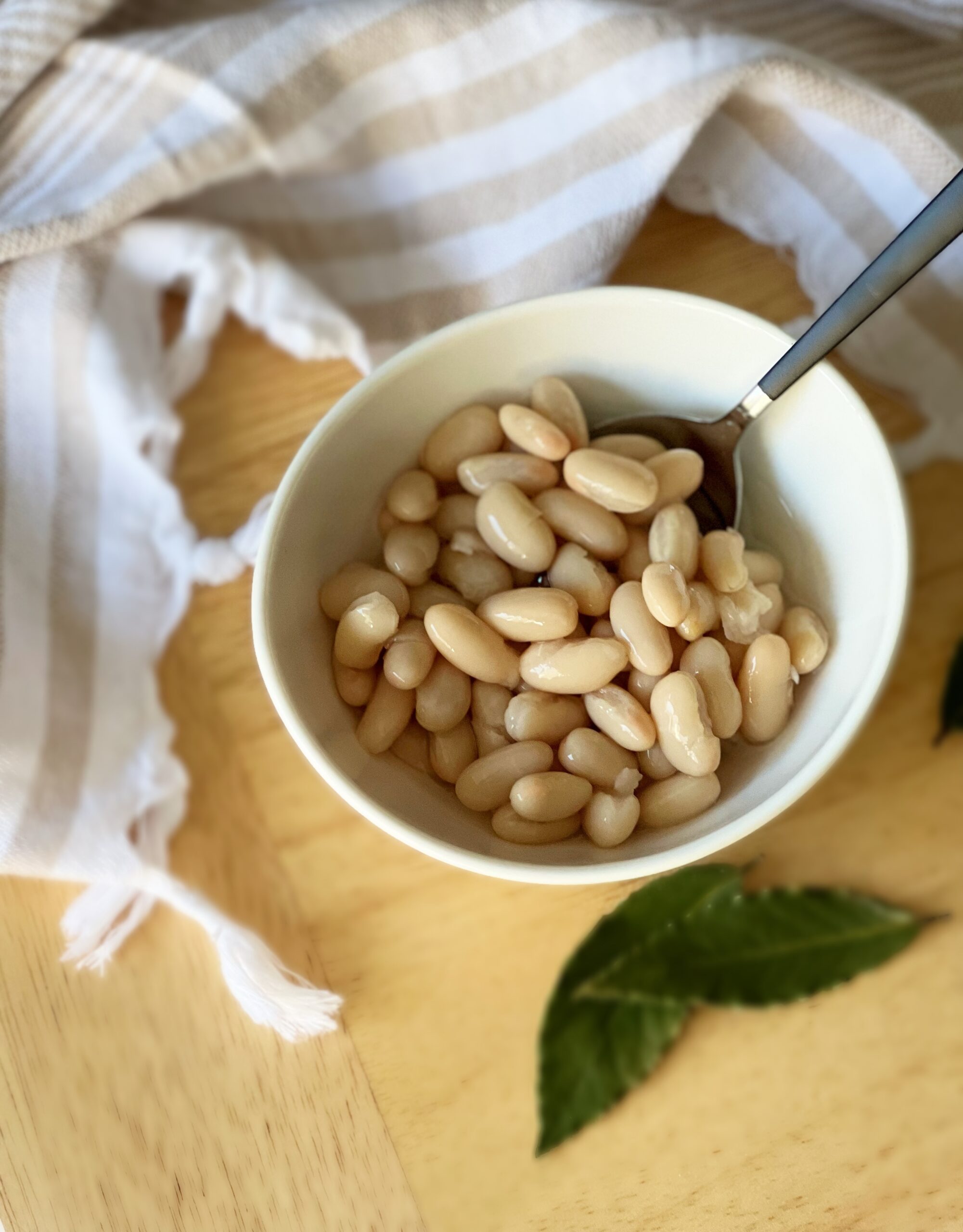 Tuscan White Bean Soup (hearty & simple!) - Healing Slice
