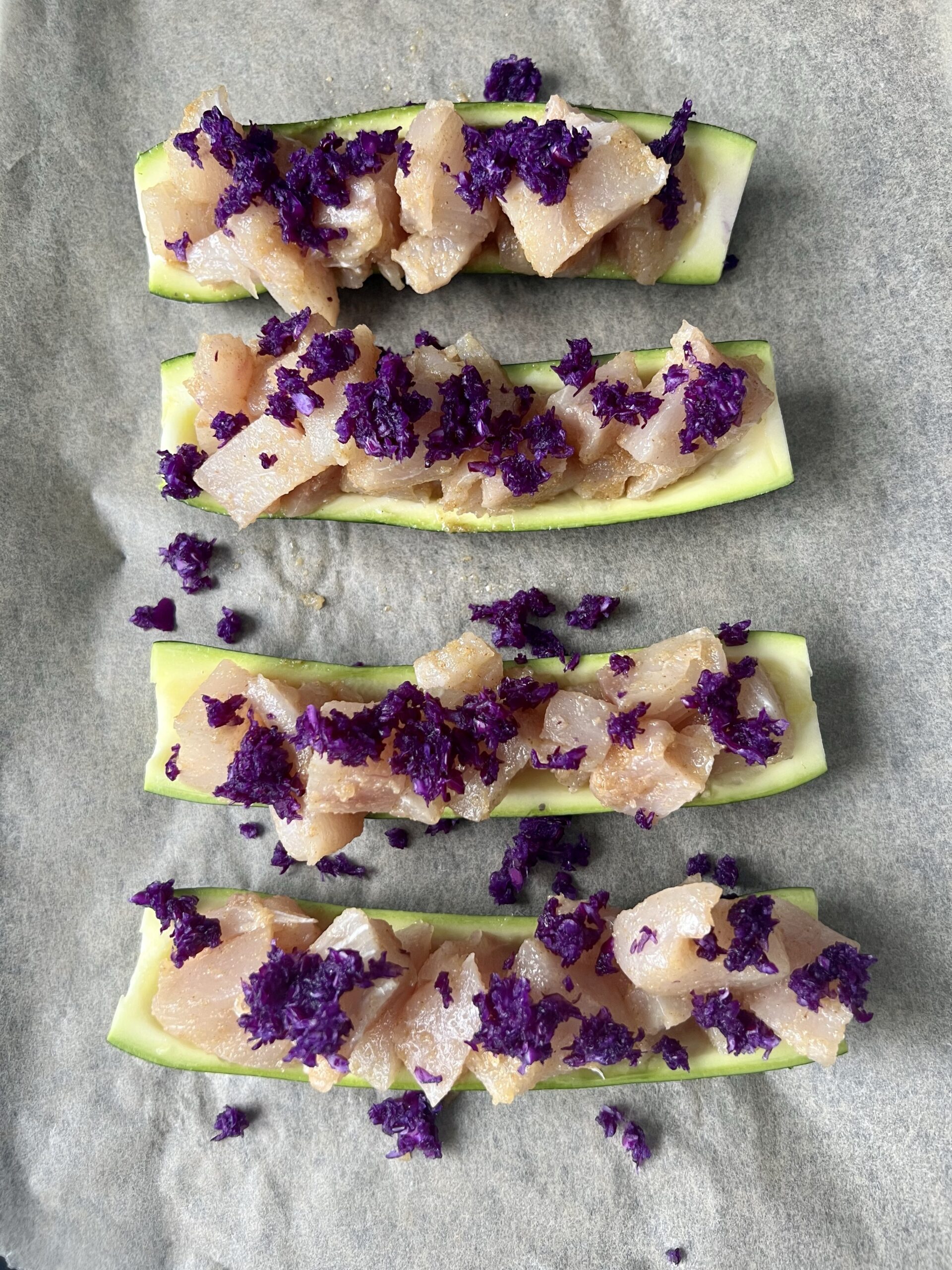 Mahi Mahi Zucchini Boats (with Pico de Gallo) - Healing Slice