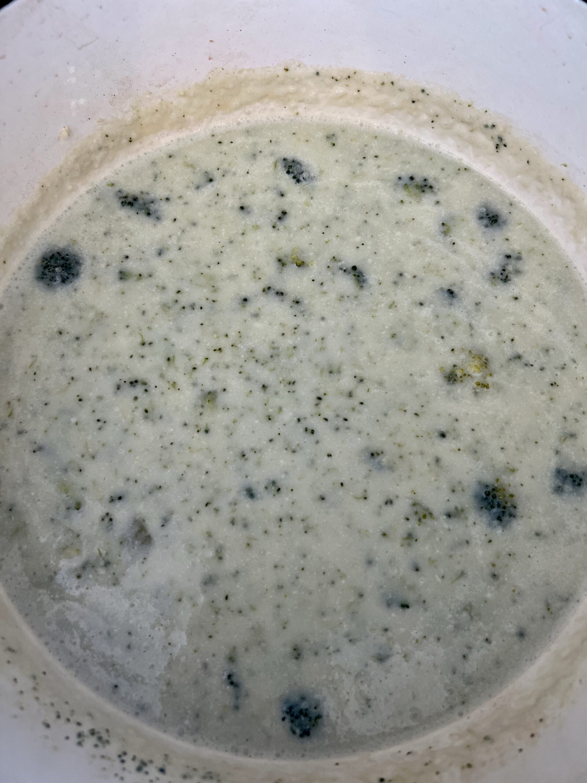 Light Broccoli Cheddar Soup - Healing Slice