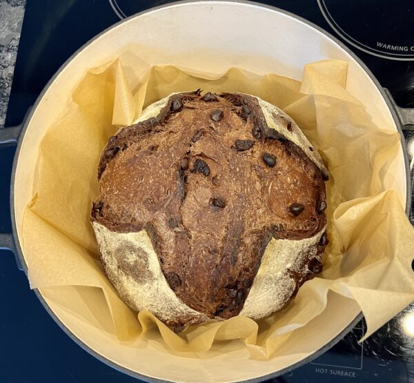 Chocolate Sourdough Bread - Healing Slice