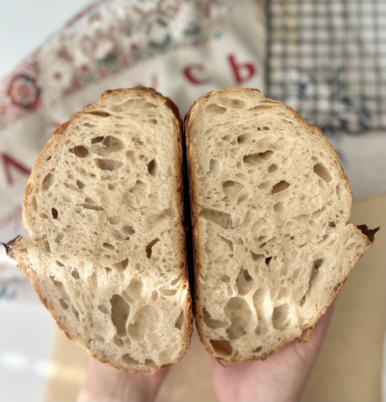 Rustic Sourdough Bread - Healing Slice