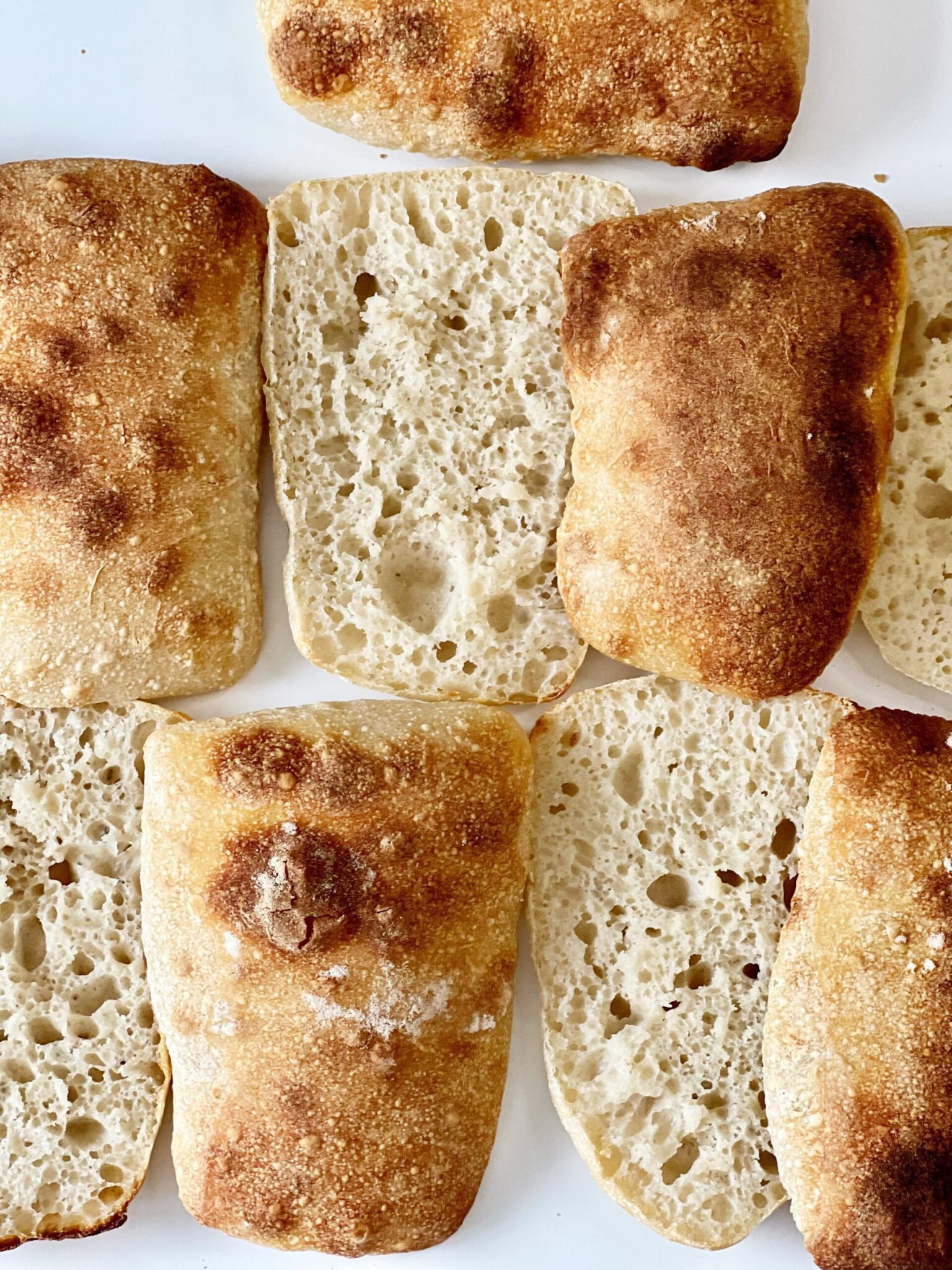 Sourdough Ciabatta Bread - Healing Slice