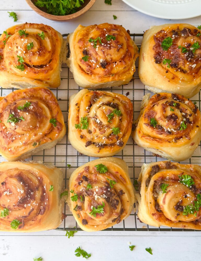 Sourdough Pizza Scrolls - Healing Slice