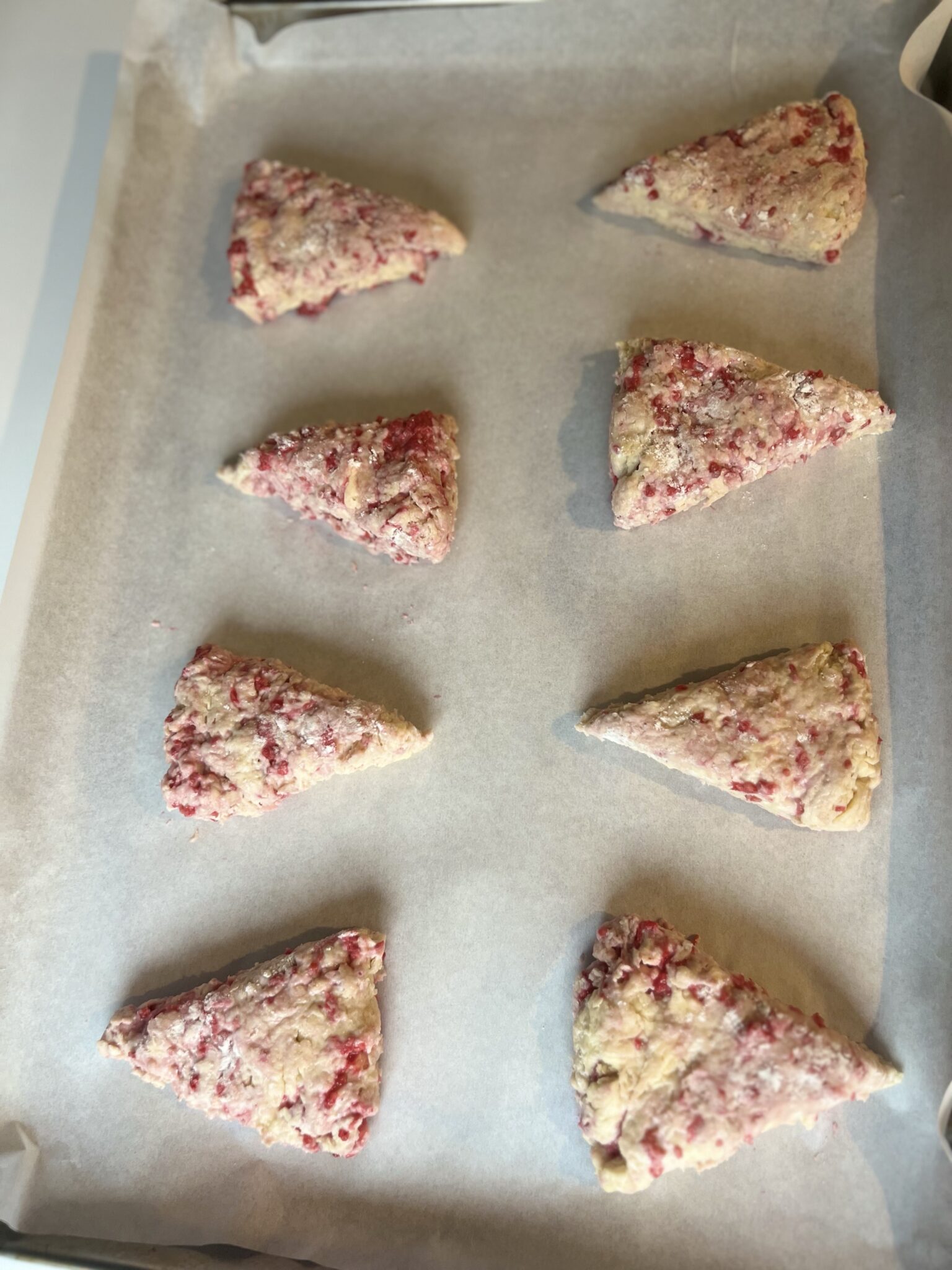 Sourdough Raspberry Scones (& a lemon glaze!) - Healing Slice