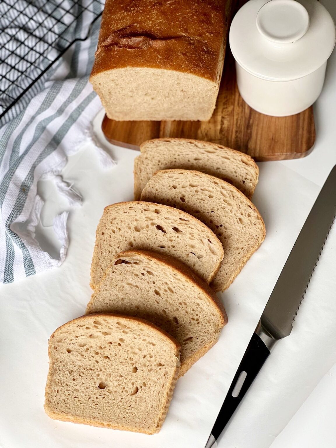 Sourdough Rye Sandwich Bread - Healing Slice