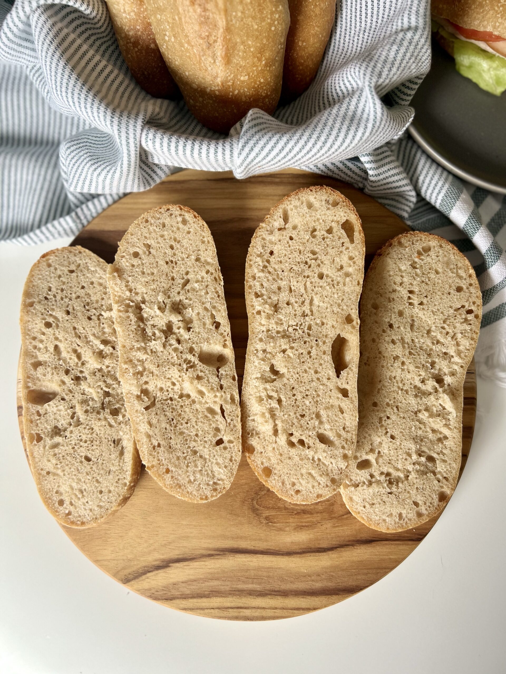 Sourdough Hoagie Rolls [Sourdough Sandwich Rolls] - Healing Slice