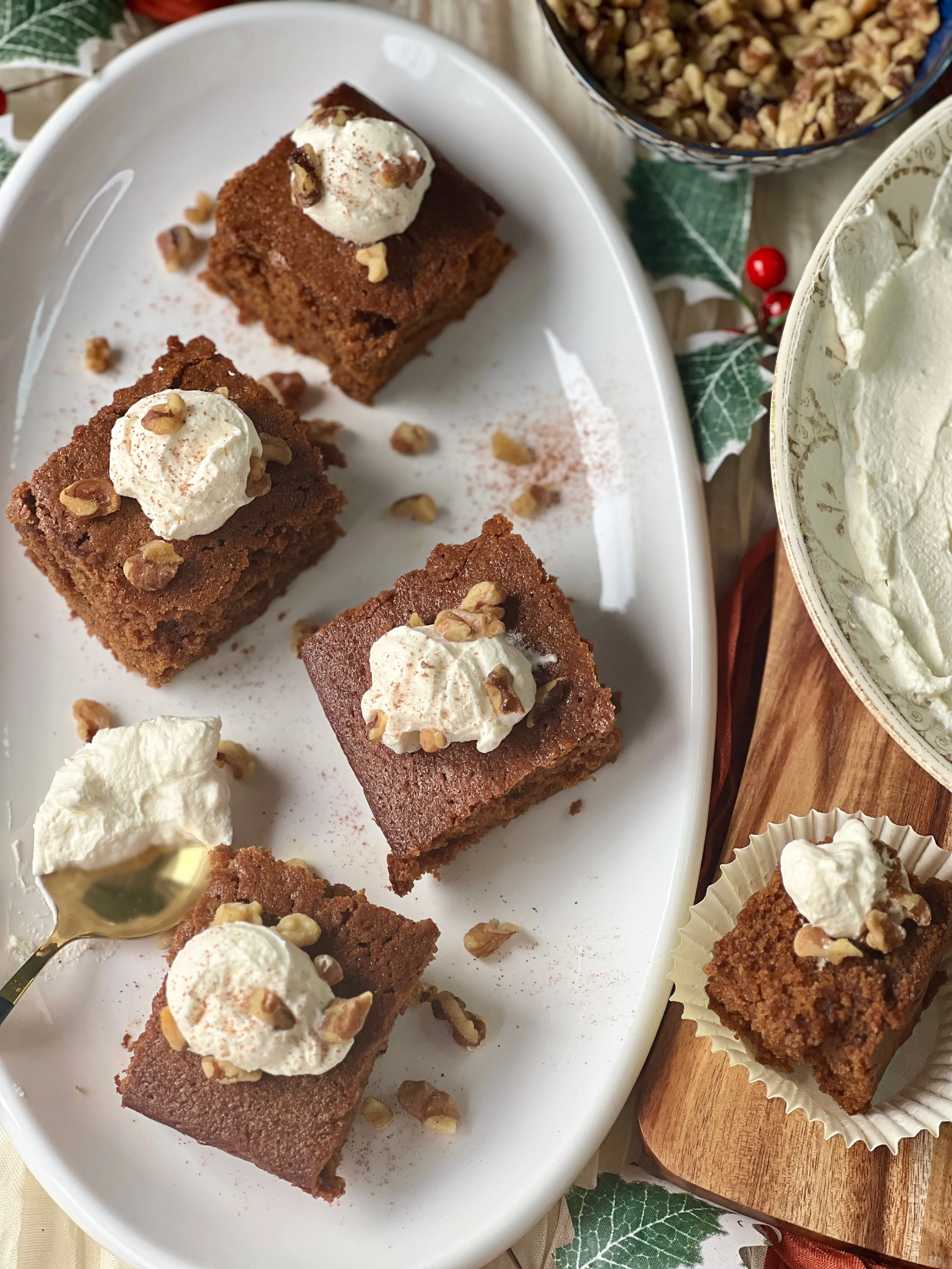 Sourdough Gingerbread Cake - Healing Slice