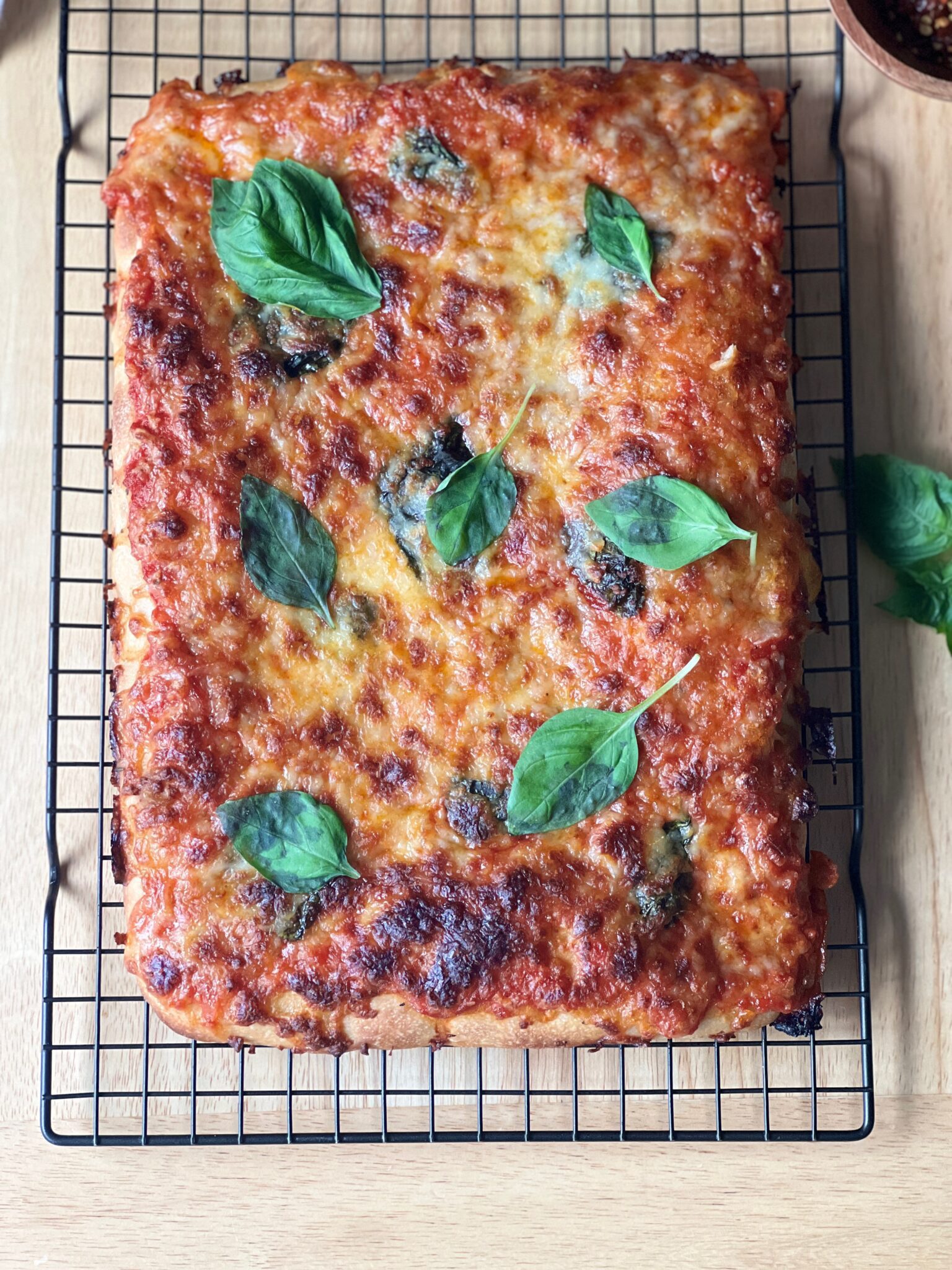 Sourdough Sicilian Pizza - Healing Slice