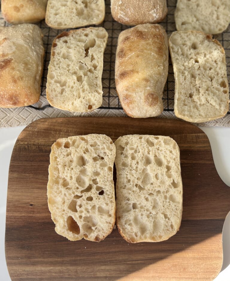 Sourdough Ciabatta Bread - Healing Slice