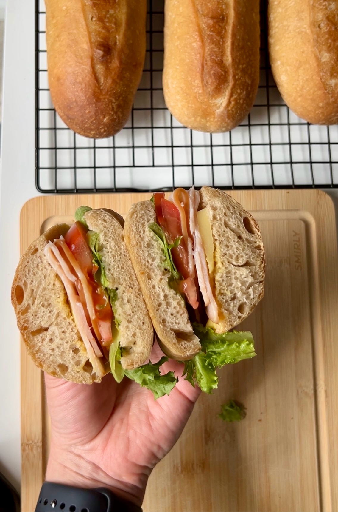 Sourdough Hoagie Rolls [Sourdough Sandwich Rolls] - Healing Slice