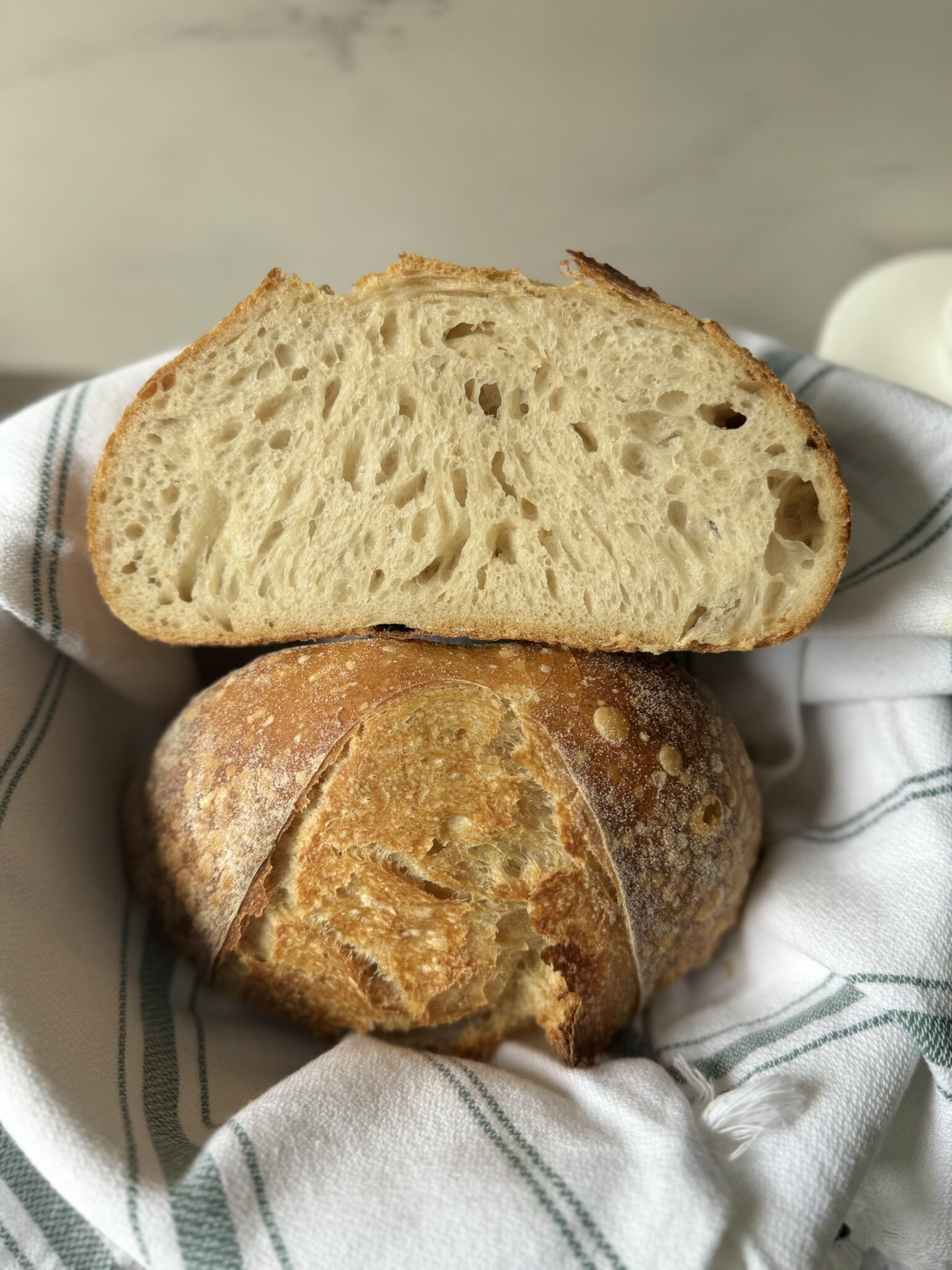 Small Sourdough Loaf (with AP flour) - Healing Slice