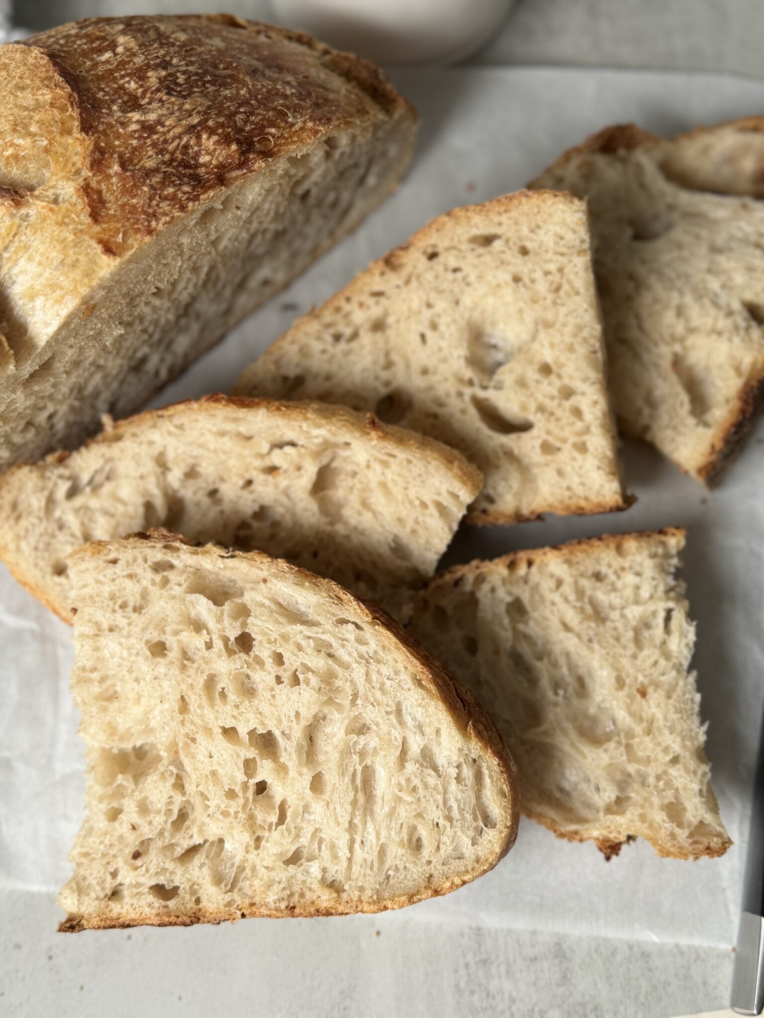 Artisan Sourdough Bread (step-by-step) - Healing Slice