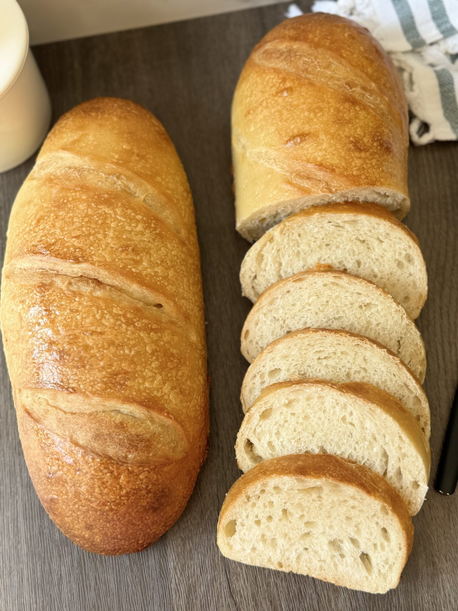 Sourdough French Bread - Healing Slice