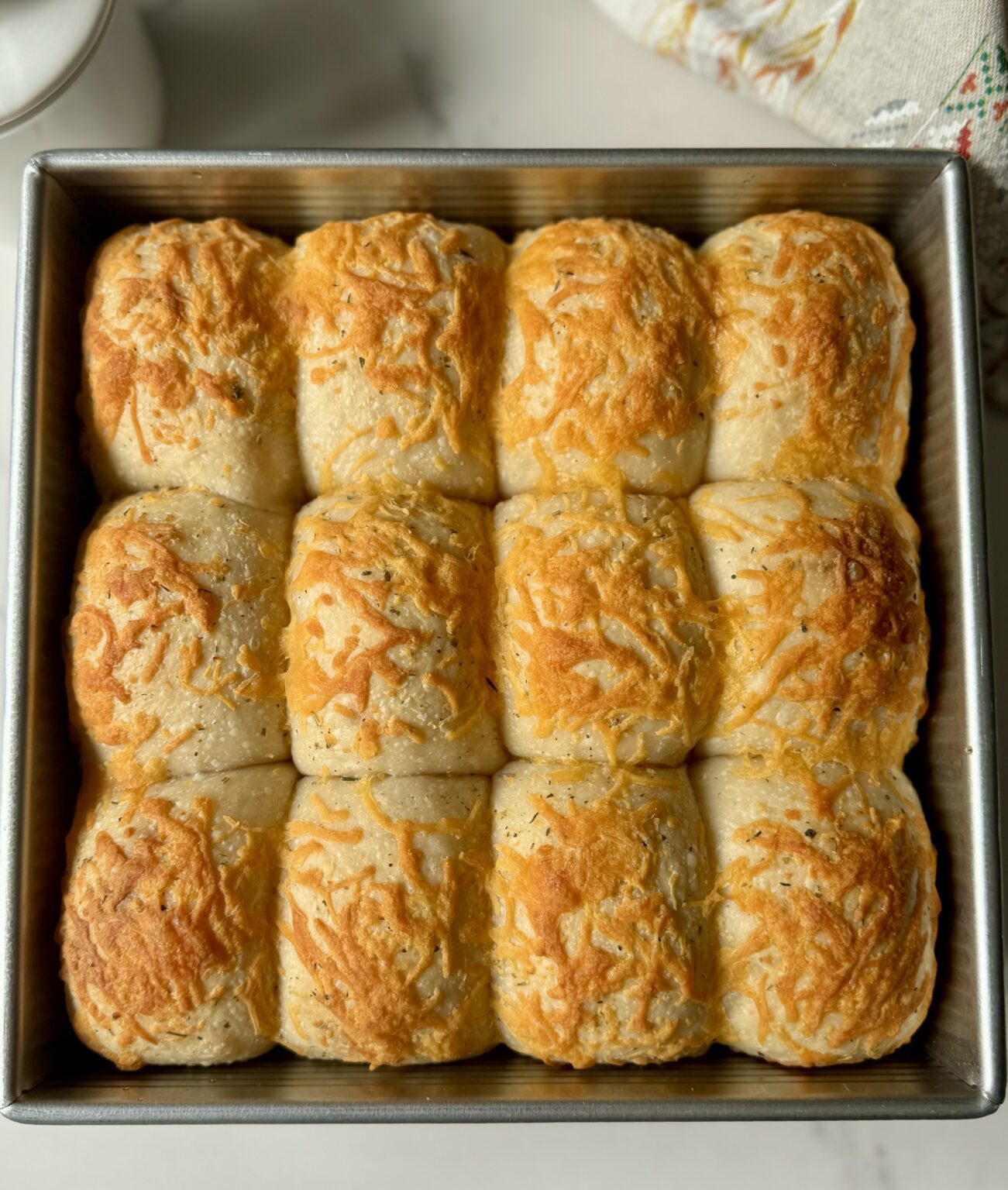 Stuffed Sourdough Cheese Buns (with garlic butter) - Healing Slice