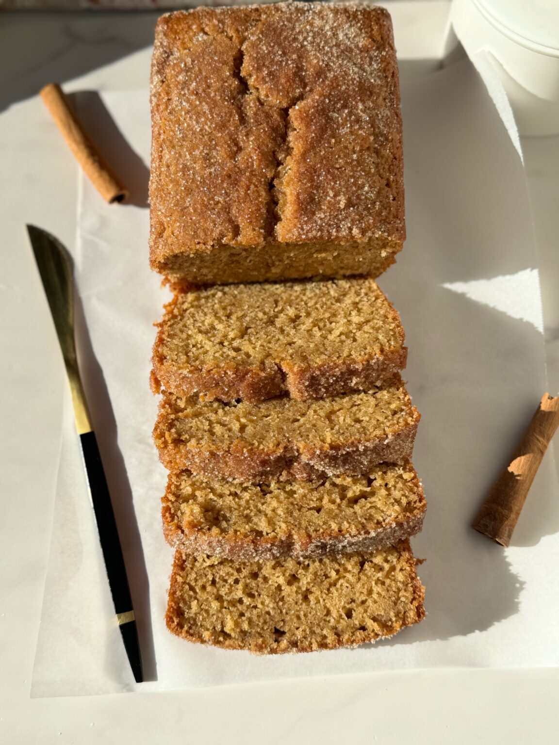 Amish Apple Cider Donut Bread - Healing Slice