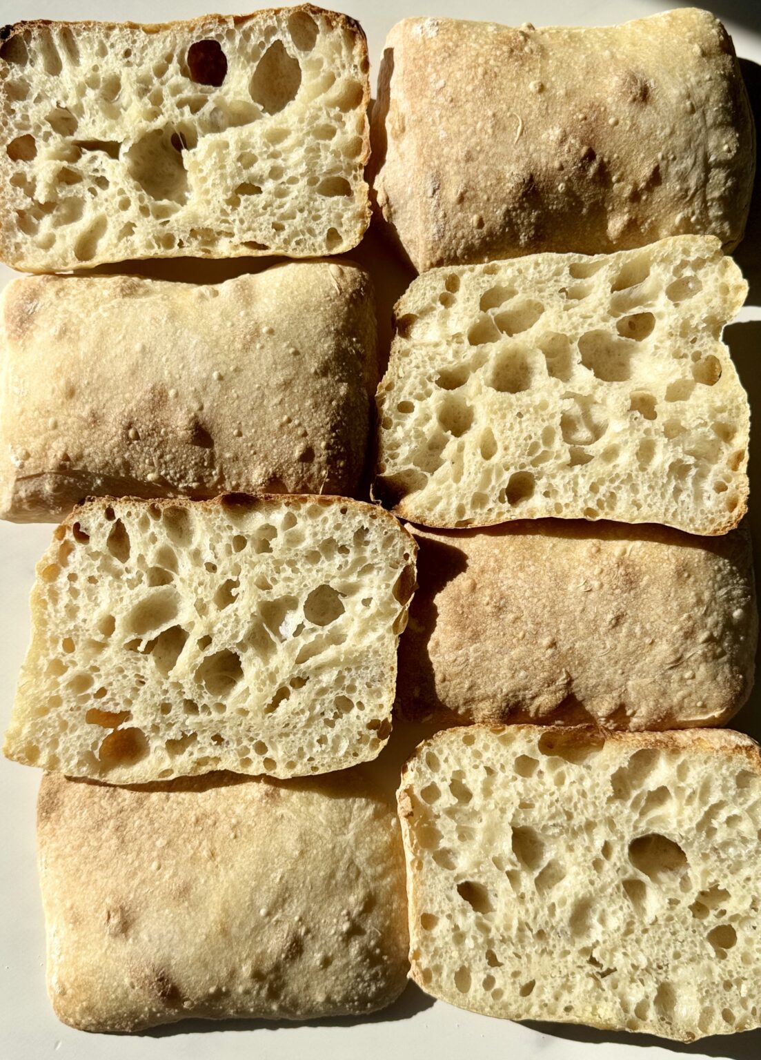 Sourdough Ciabatta Bread - Healing Slice