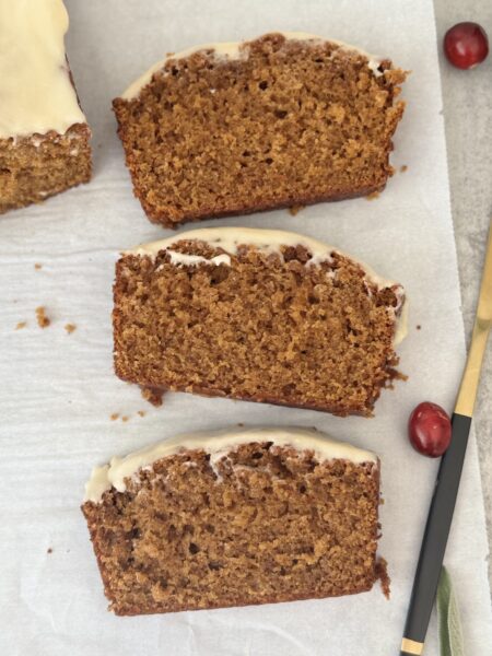 Gingerbread Amish Friendship Bread - Healing Slice