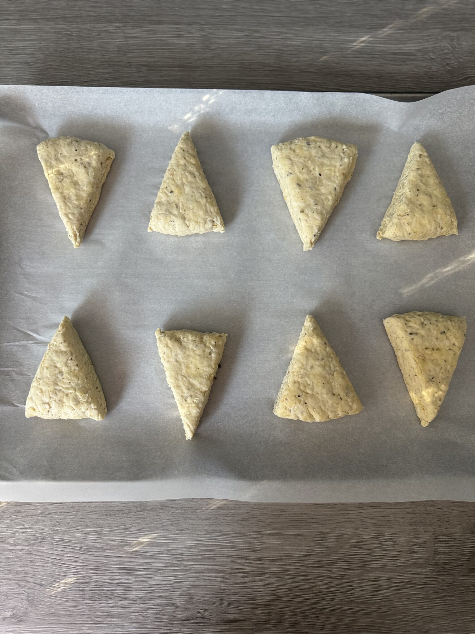 Italian Herbs and Cheese Sourdough Scones - Healing Slice