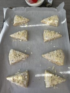 Italian Herbs and Cheese Sourdough Scones - Healing Slice