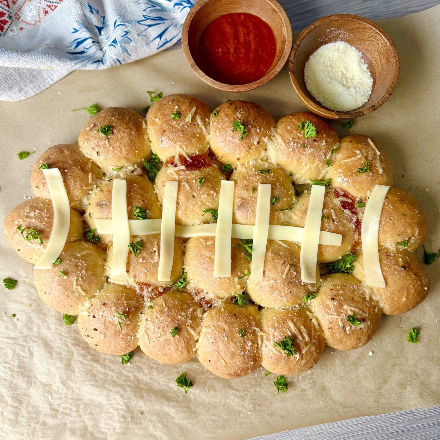 Game Day Sourdough Pull-Apart Bread - Healing Slice
