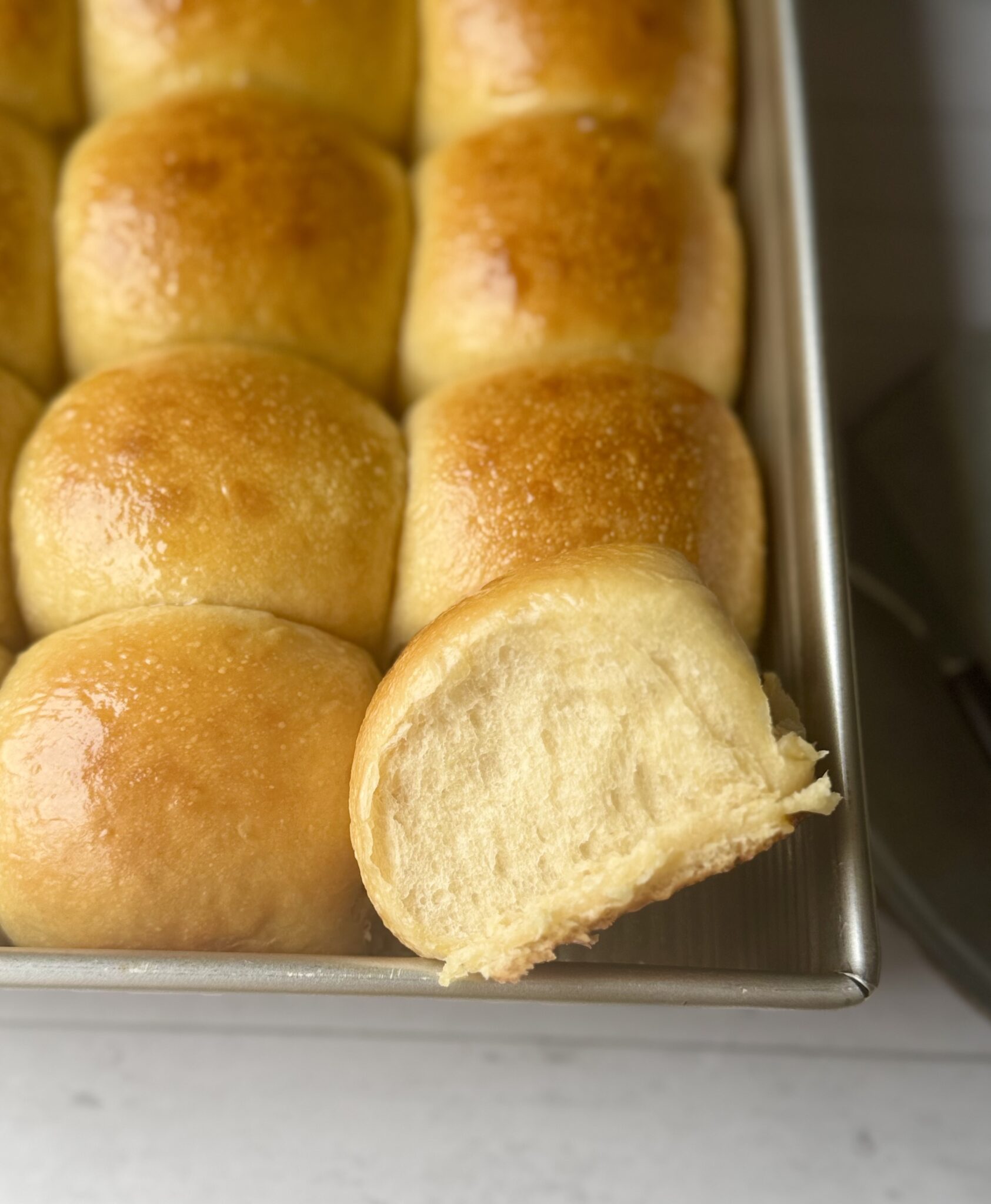Sourdough Hawaiian Rolls (soft & sweet!) - Healing Slice