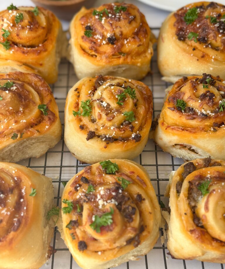Sourdough Pizza Scrolls - Healing Slice