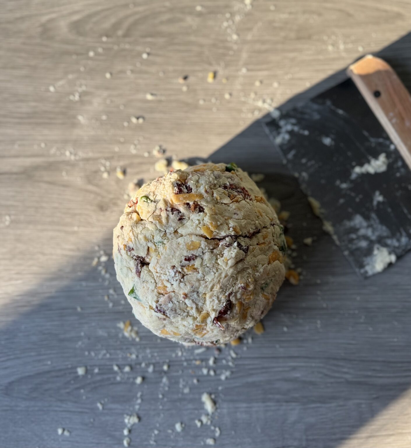 Sun-Dried Tomato Sourdough Scones - Healing Slice