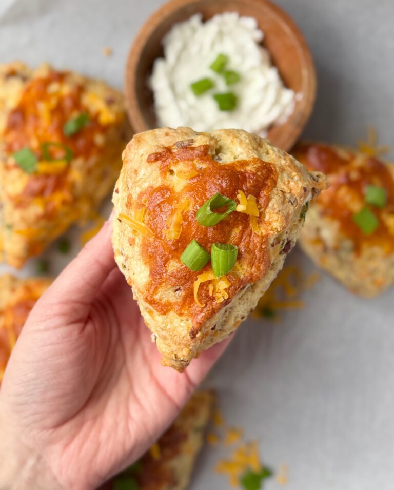 Sourdough Party Scones (dried beef cheese ball) - Healing Slice
