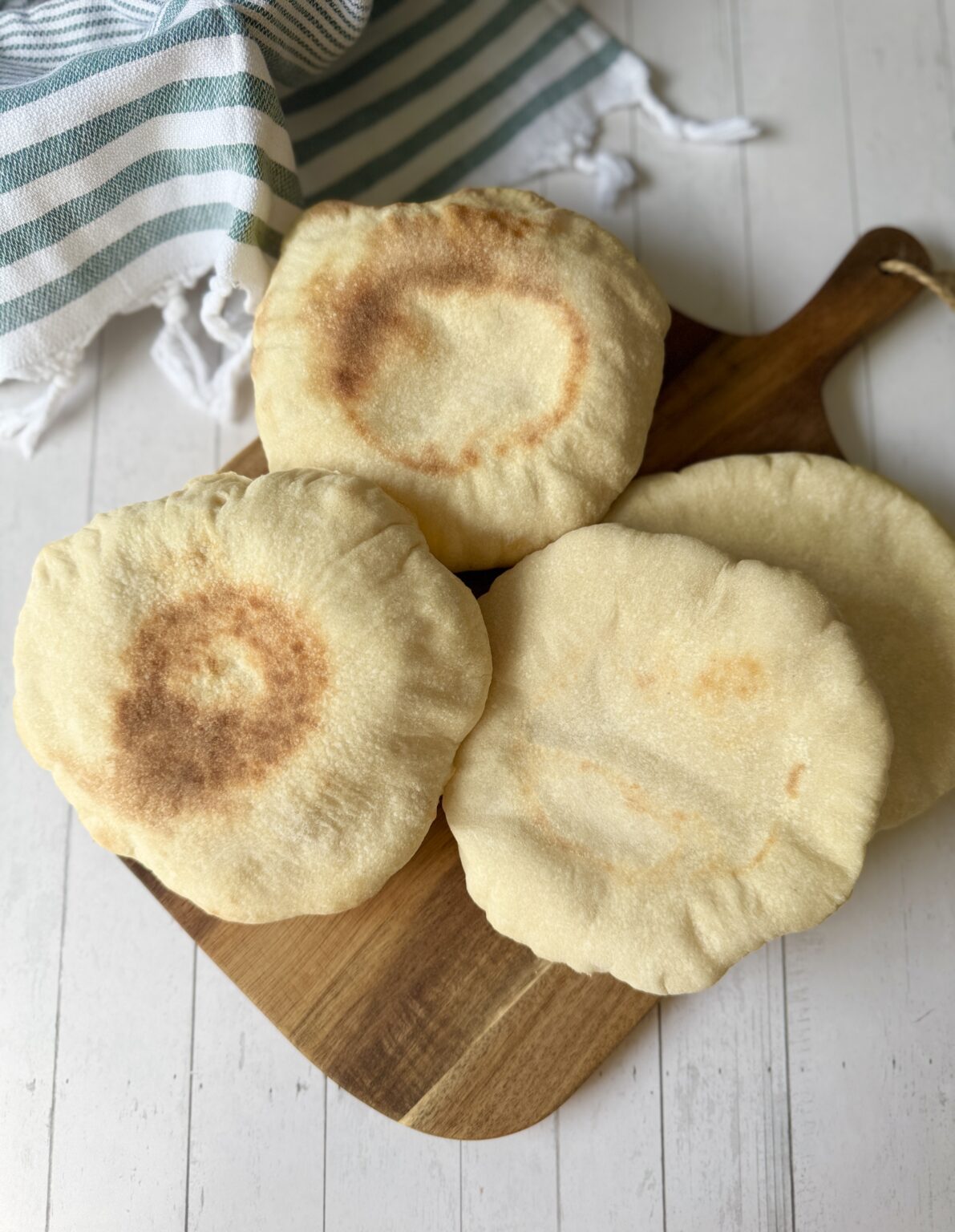 Easy Sourdough Pita Bread - Healing Slice