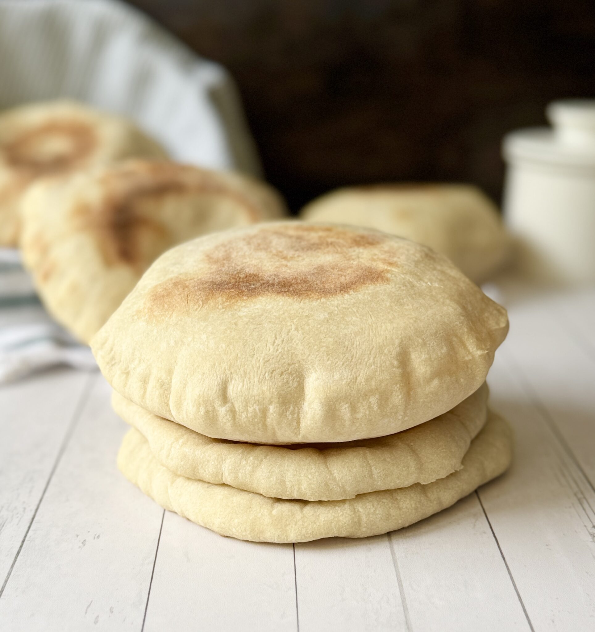 Easy Sourdough Pita Bread - Healing Slice