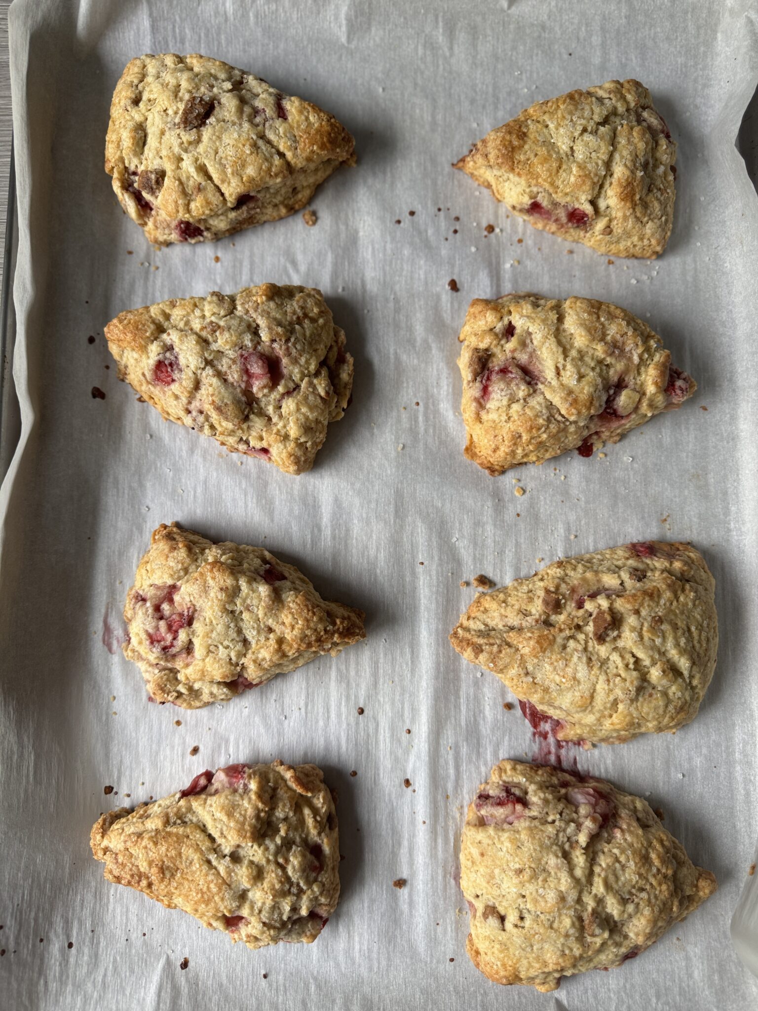 Strawberry Shortcake Sourdough Scones - Healing Slice