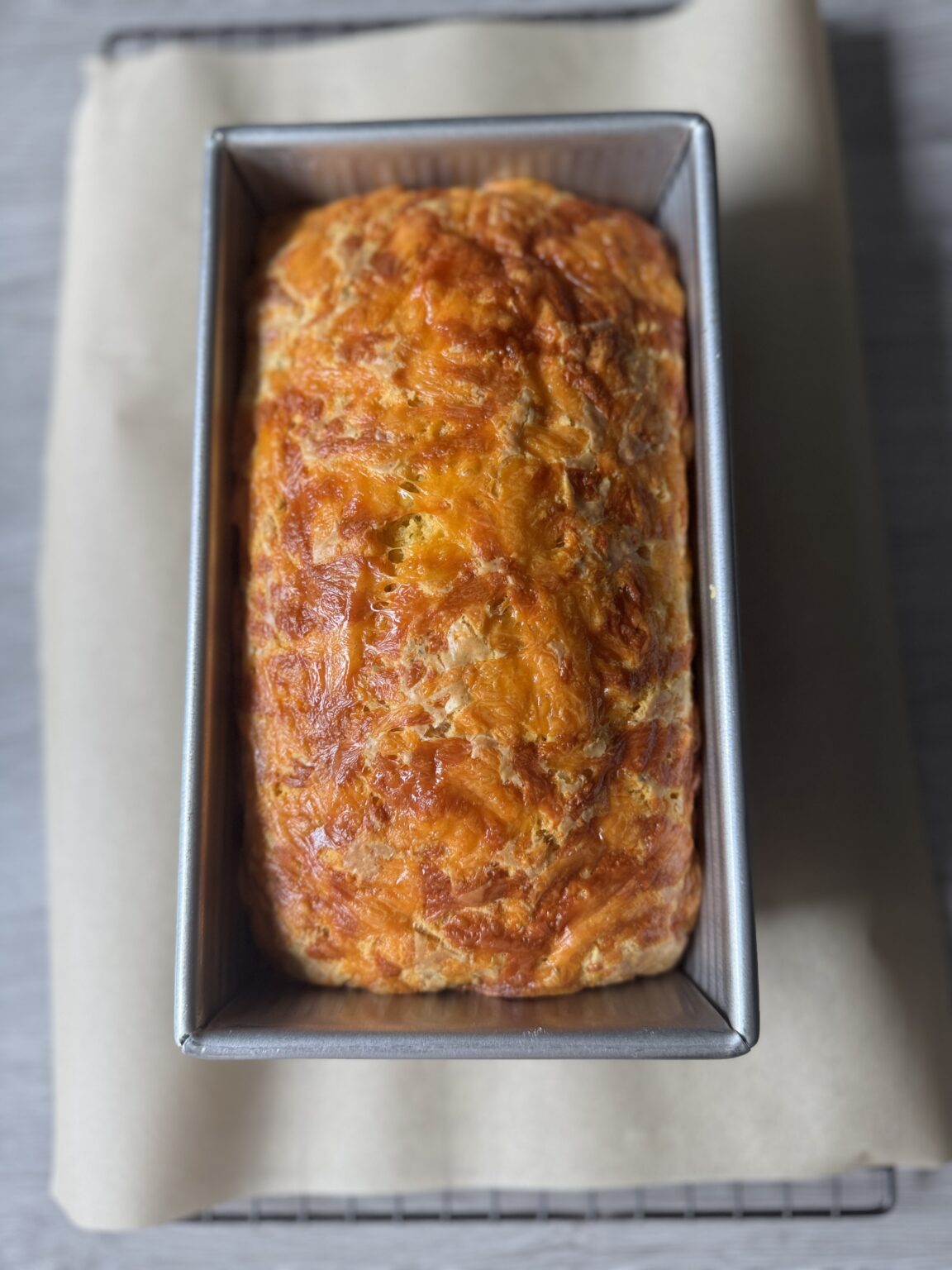 Savory Sourdough Cheese & Herb Quick Bread - Healing Slice