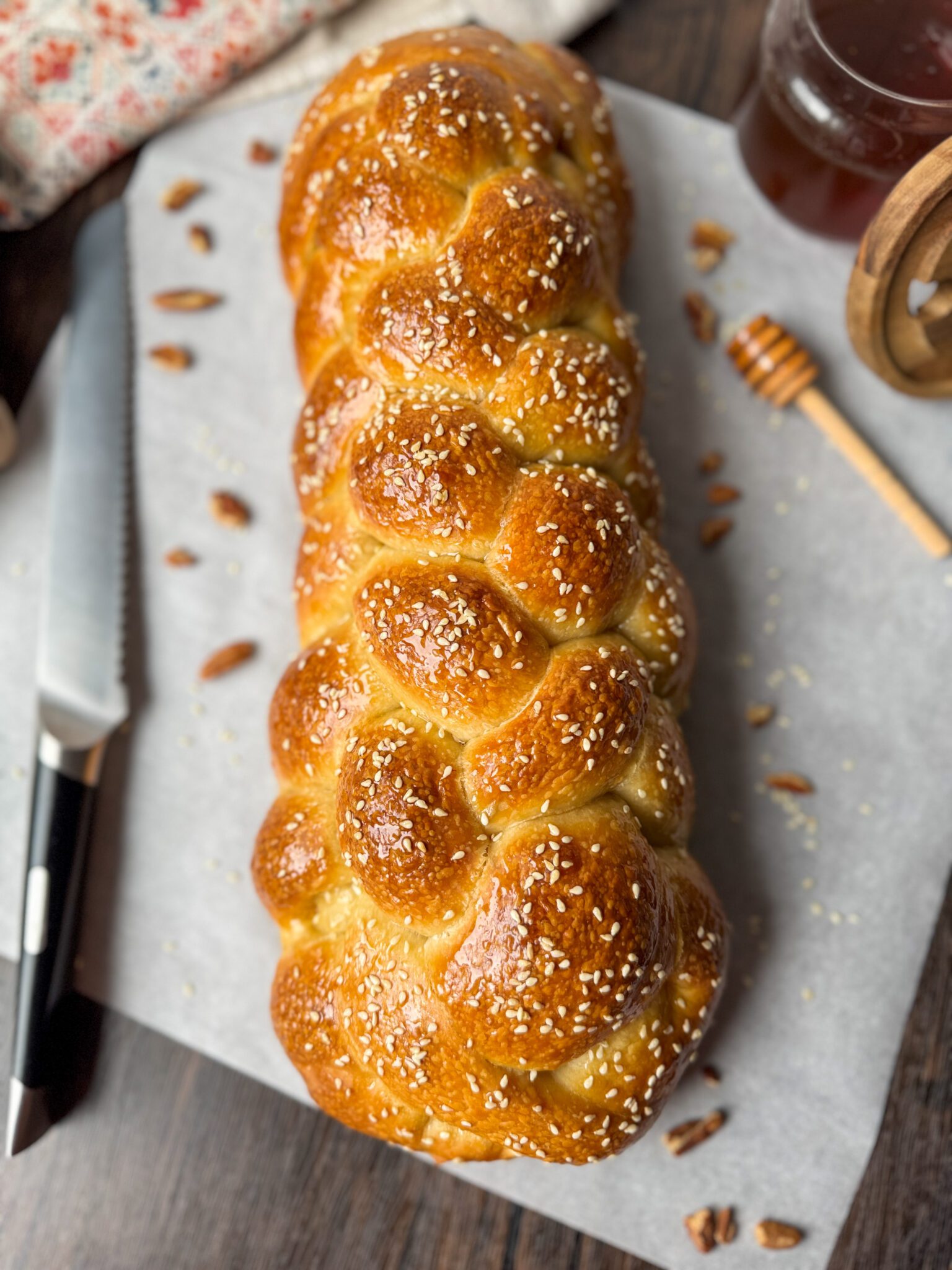 Soft & Fluffy Sourdough Challah (same day bake!) - Healing Slice