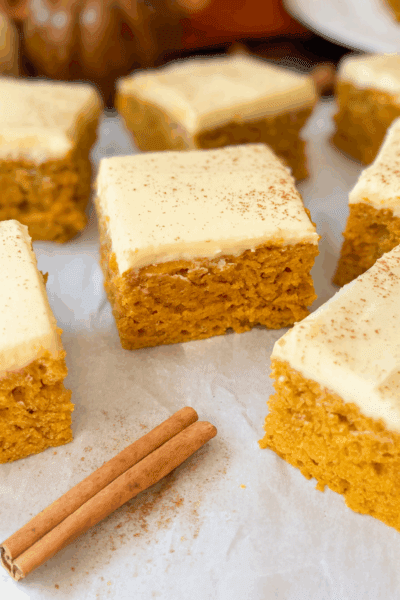 Sourdough Pumpkin Cake (with maple cream cheese frosting!) - Healing Slice
