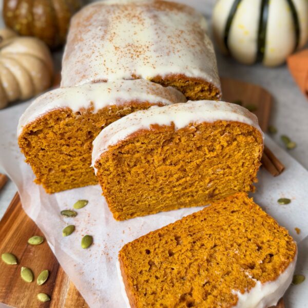 Sourdough Pumpkin Quick Bread - Healing Slice
