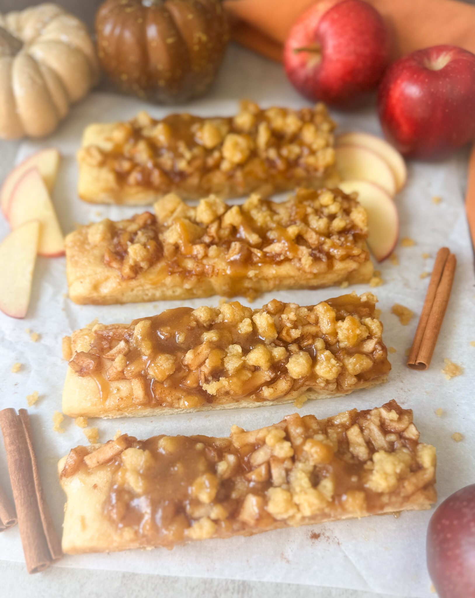 Sourdough Apple Cinnamon Sticks (discard recipe) - Healing Slice