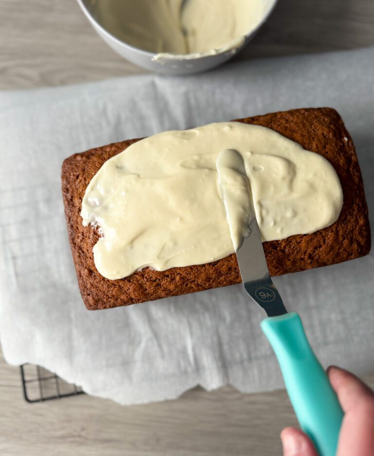 Sourdough Discard Gingerbread Loaf (with cream cheese frosting ...