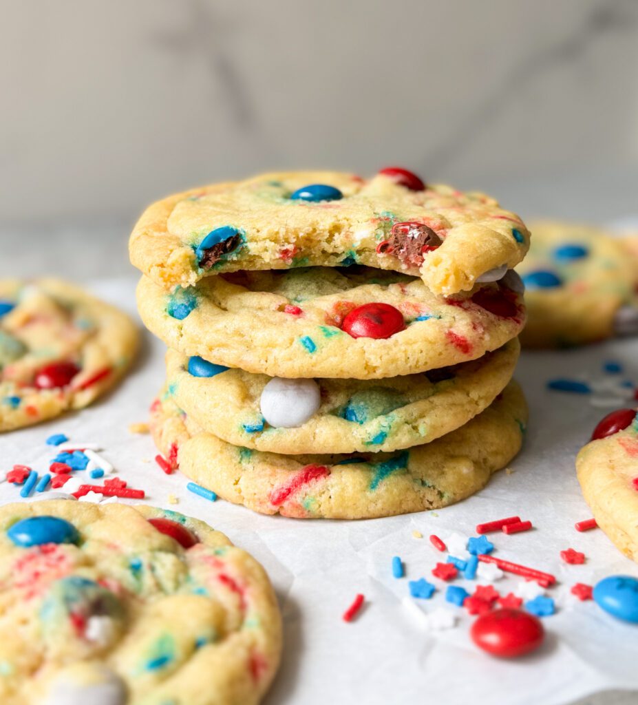 4th of July Sourdough Sugar Cookies - Healing Slice