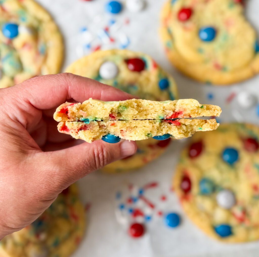 4th of July Sourdough Sugar Cookies - Healing Slice